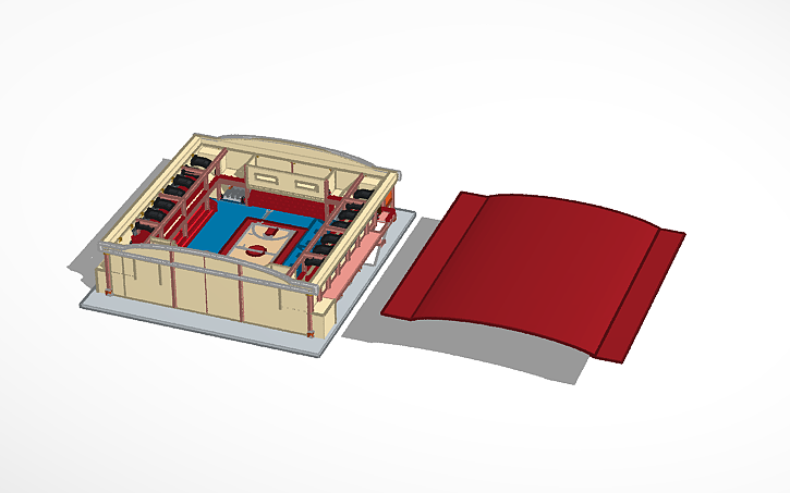 3D design DHVSU GYM - Tinkercad