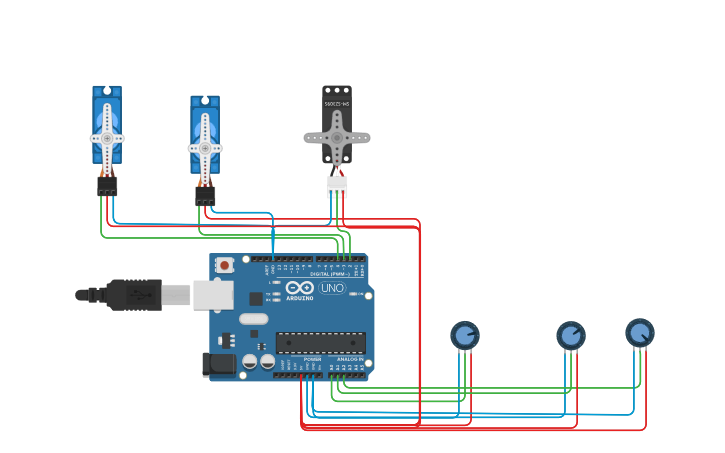 Circuit design Servo_Aufgabe_2 | Tinkercad