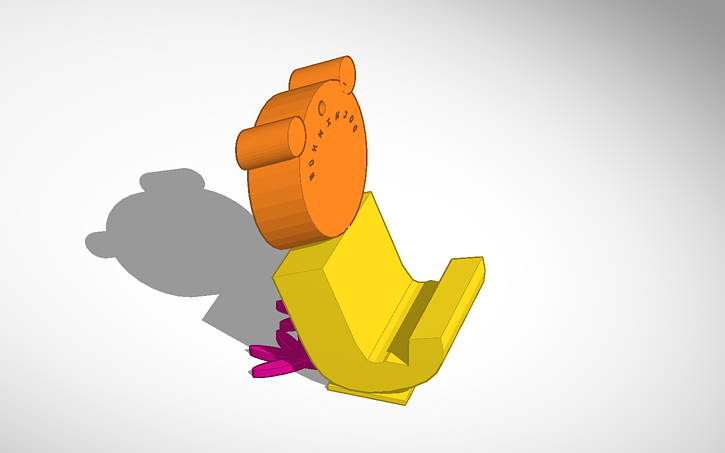 3D design LION phone stand - Tinkercad