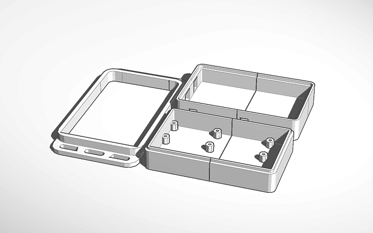 3D design box with handler | Tinkercad