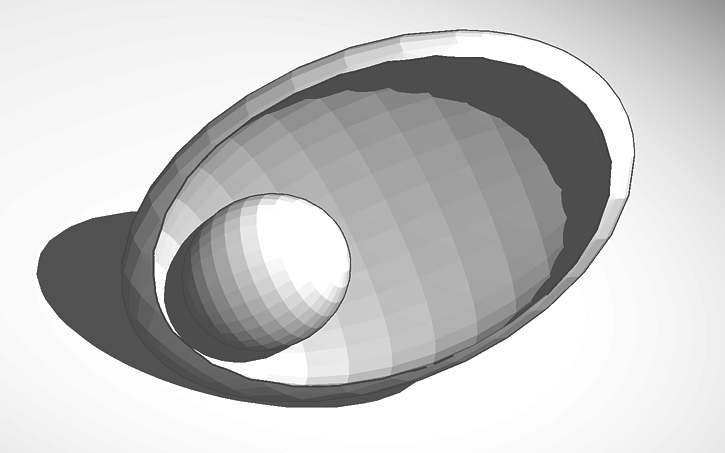 3D design ear - Tinkercad