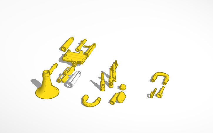3D design Trumpet | Tinkercad