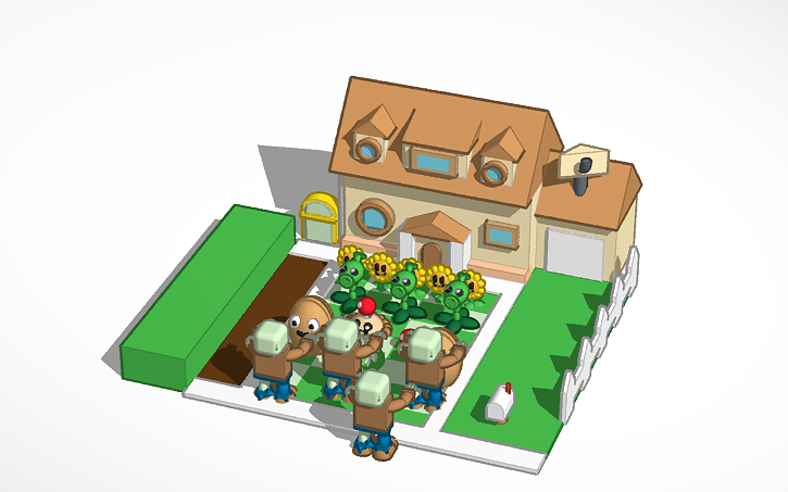 3D design PvZ3 House - Tinkercad