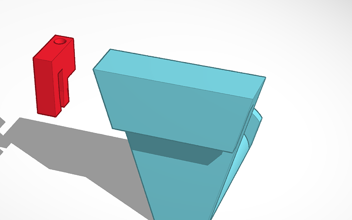 3D design Makerbot Mini+ 1KG Spool Hook and Filament Guide Plug - Tinkercad