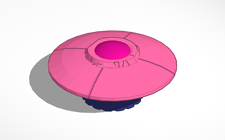 3D design advanced flying saucer | Tinkercad