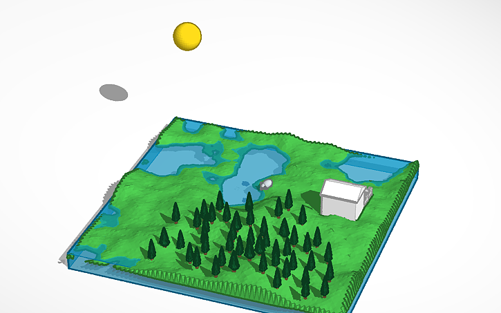 3D design Landscape | Tinkercad