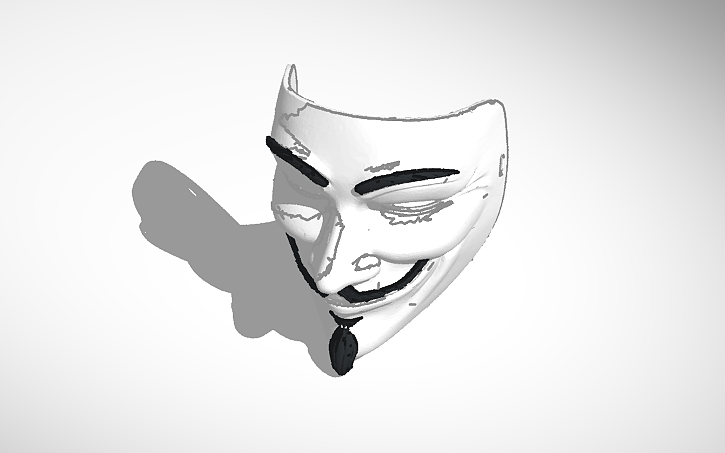 3D design PROJECT ZORGO MASK - Tinkercad