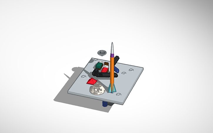 3D design Space station Youssef and Riyadh - Tinkercad