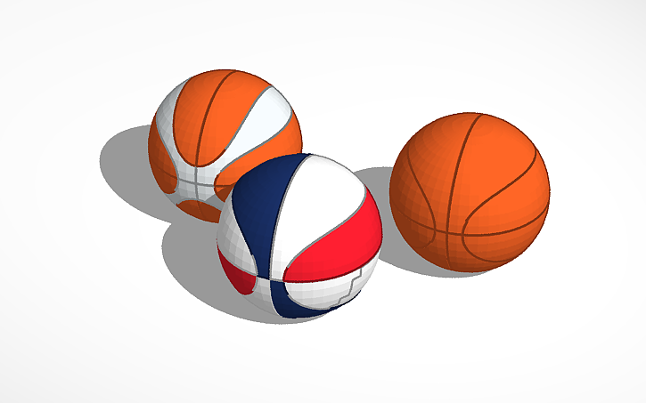 3D design basketball - Tinkercad
