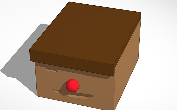 3D design little brown clown | Tinkercad