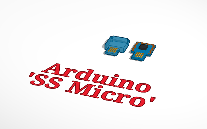 3D design Arduino SS Micro | Tinkercad 3D design Arduino SS Micro | Tinkercad