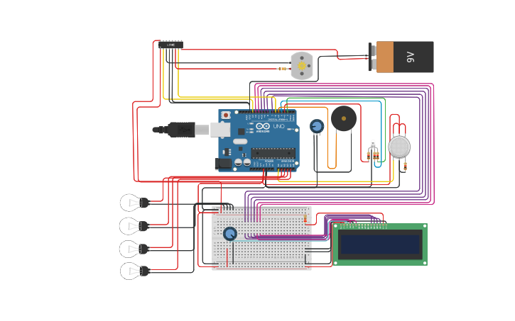 Circuit Design Lpg Gas Detector Tinkercad