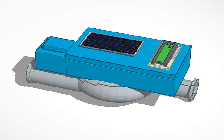 3D design Smart Meter - Tinkercad