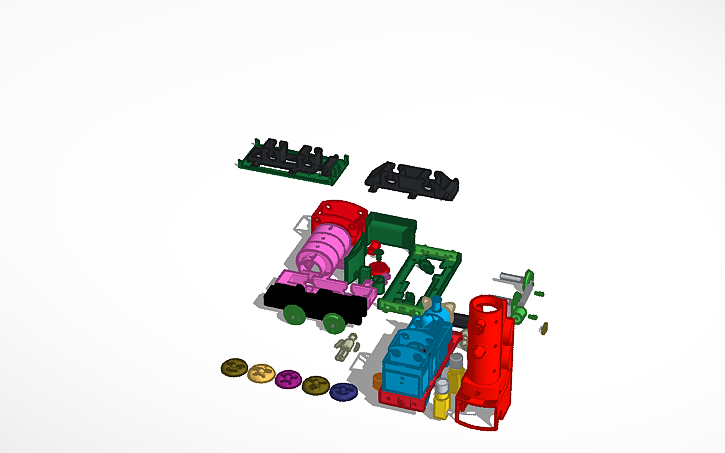 3D design Gauge 1 Percy Mk1 - Tinkercad