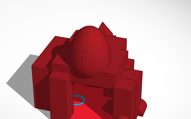 3D design den 1 red. | Tinkercad