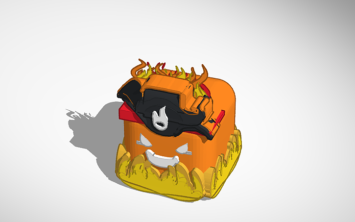 3D design flame fruit - Tinkercad