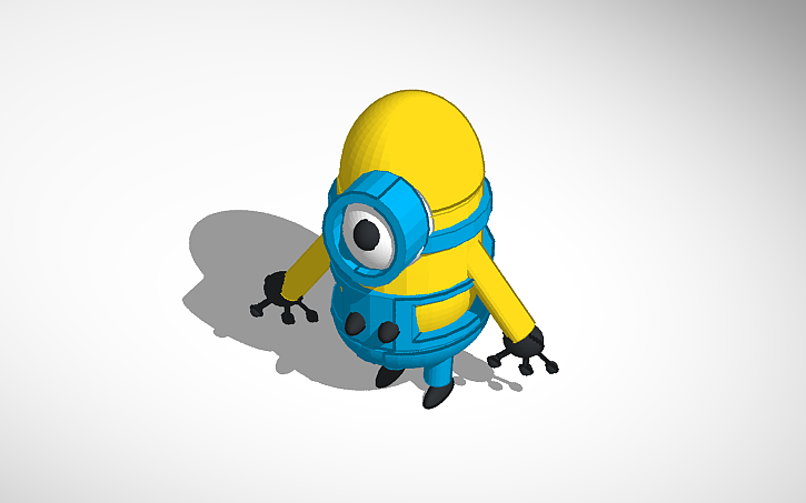 3D design practica minion | Tinkercad
