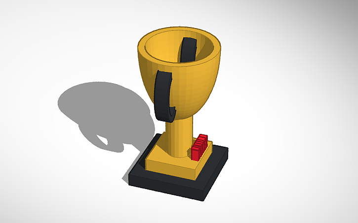 3D design Trophy by Mudit Jain - Tinkercad