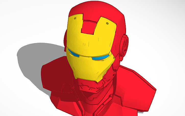 3D design Iron Man's Head | Tinkercad