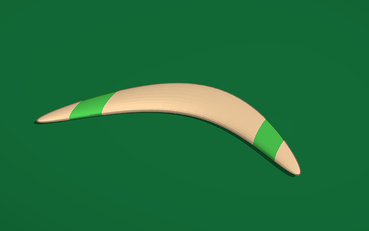 3D design Boomerang - Tinkercad