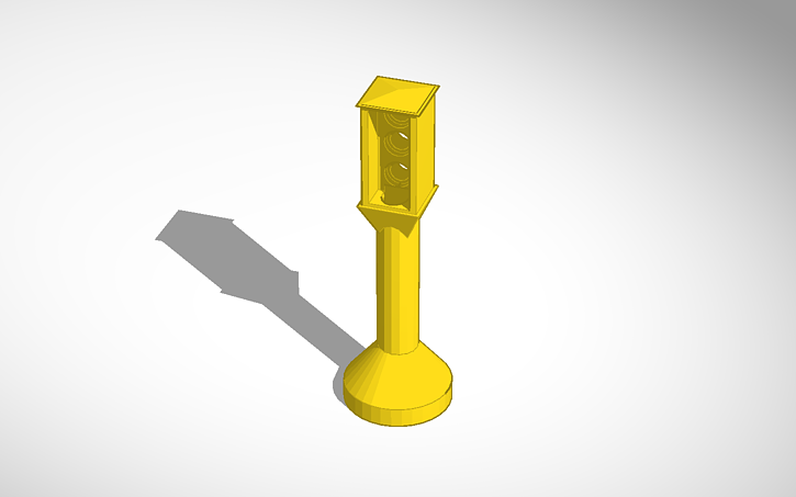 3D design LED Traffic Signal | Tinkercad