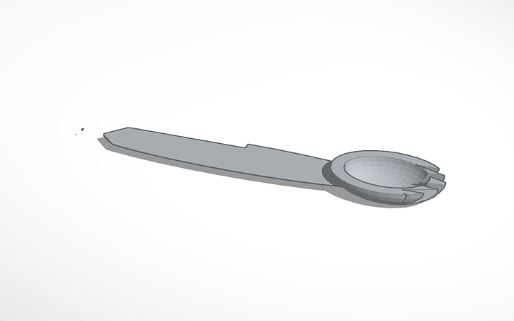 3D design Spork - Tinkercad