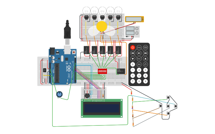Circuit design debug Home Animation V4 - Tinkercad