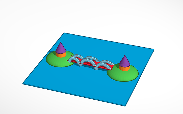 3D design The famous bridge | Tinkercad