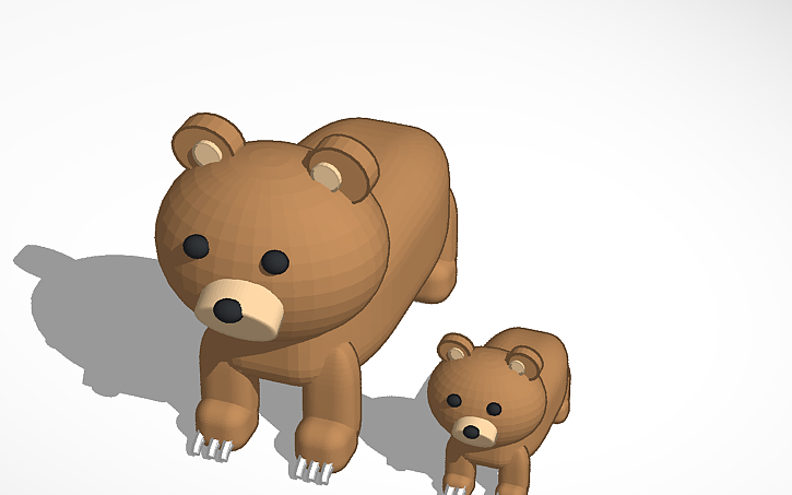 3D design Bear Challenge 3 - Tinkercad