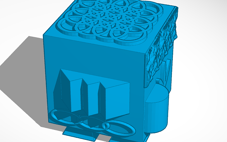 3D design Texture Cube - Tinkercad