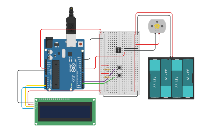 Circuit Design Motor Speed Control And Display Kevin Tinkercad