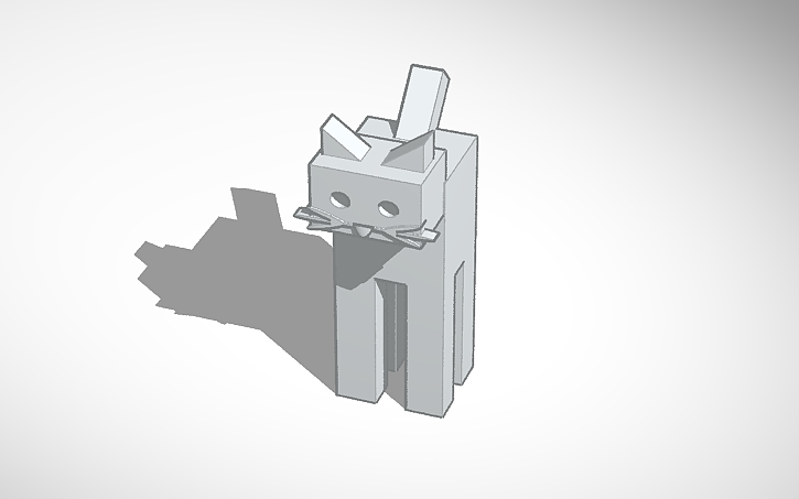 3D design CAT - Tinkercad
