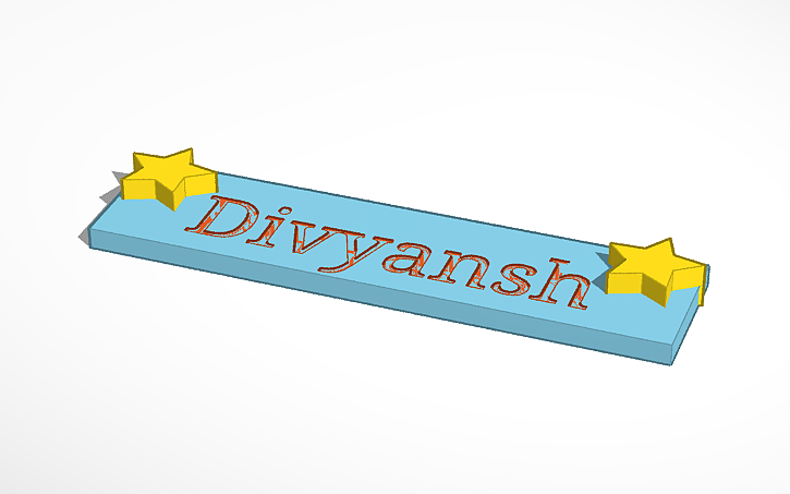 3D design The Divyansh - Tinkercad
