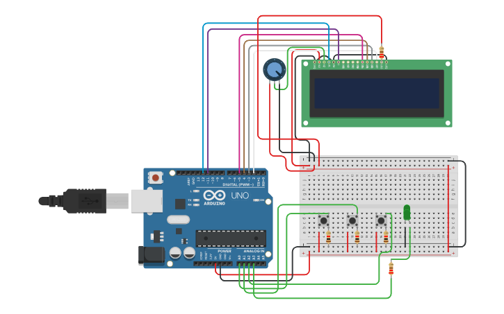 Circuit design Copy of Maquina de Turing - Tinkercad