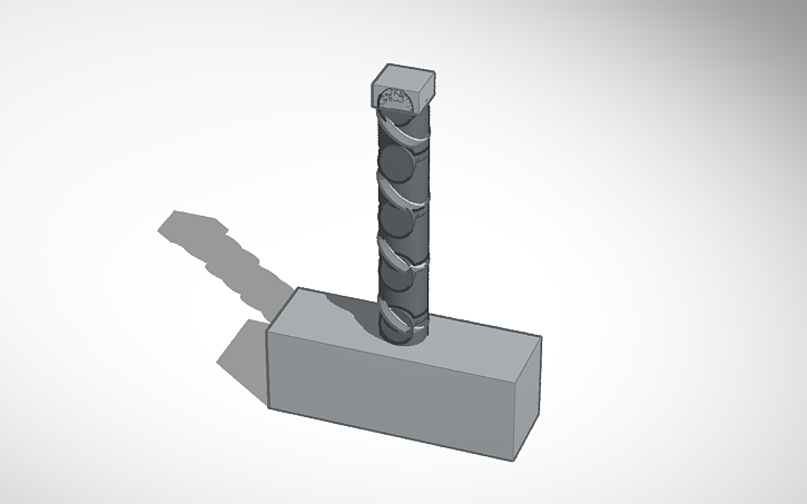 3D design thors hammer | Tinkercad