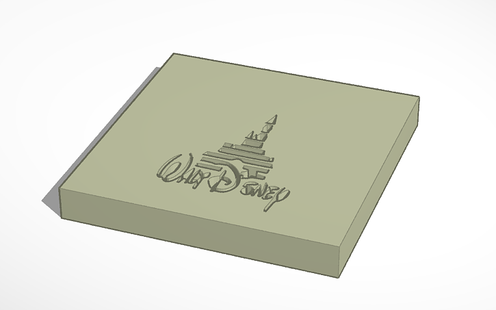 3D design walt disney - Tinkercad