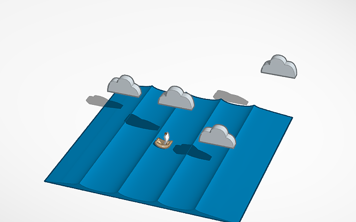 3D design Boats Challenge - 𝔗𝔥𝔢 𝔉𝔩𝔞𝔪𝔢 - Tinkercad