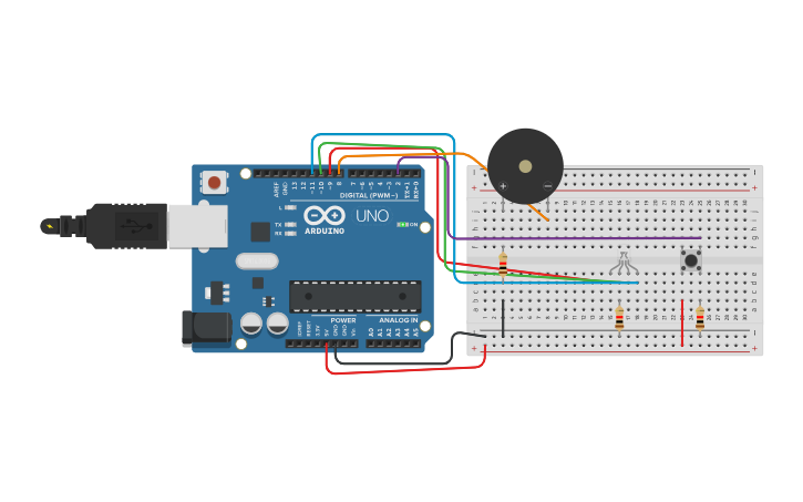 Circuit Design Assignment 7 Level 4 Tinkercad
