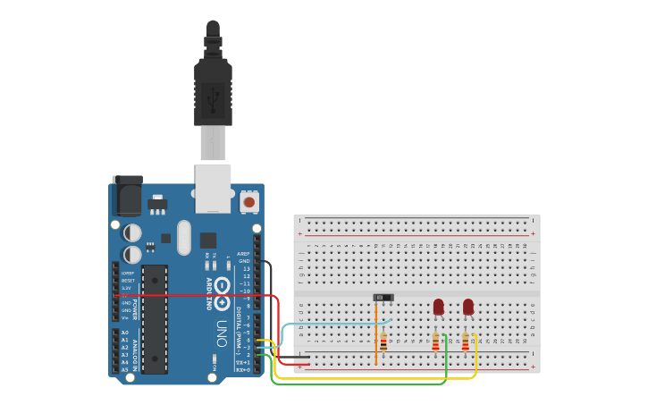 Circuit design T3 ejercicio 2 - Tinkercad