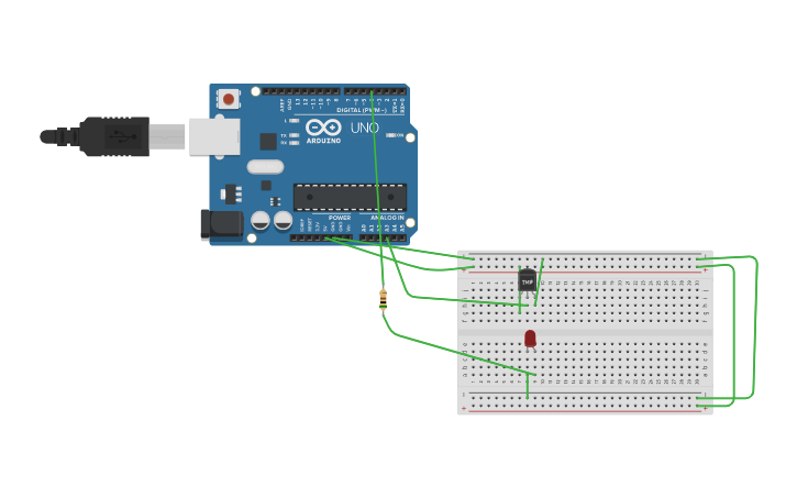 Circuit design sensor - Tinkercad