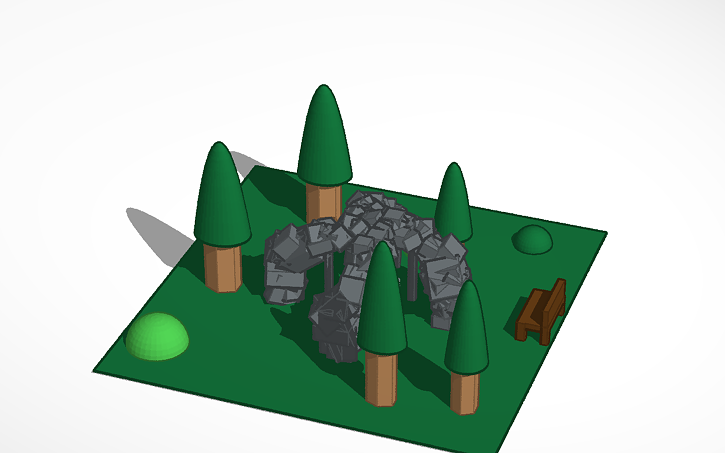 3D design Little lonely Spring | Tinkercad