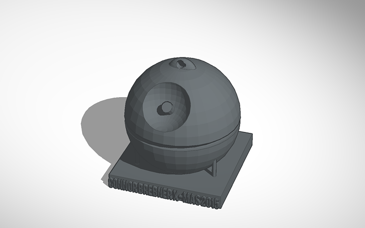 3D design Death star - Tinkercad
