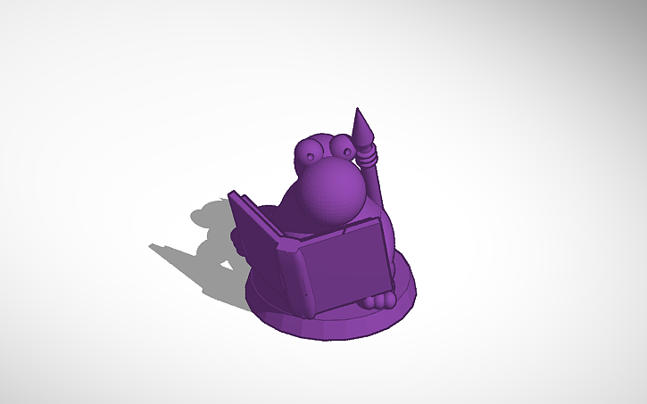 3D design Nerd Candy DND-Wizard 28mm - Tinkercad