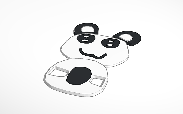 3D design Scribble panda! - Tinkercad