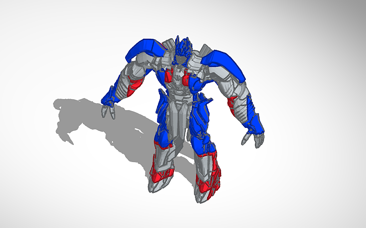 3D design transformers: optimus prime (realistic tlk vers) - Tinkercad