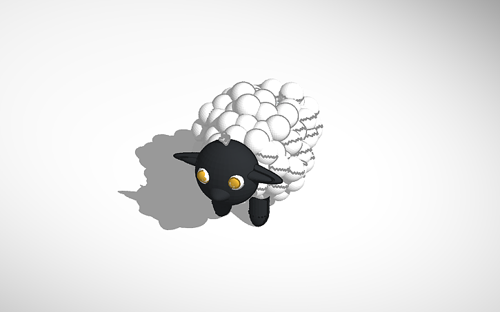 3D design sheep baaaaa - Tinkercad
