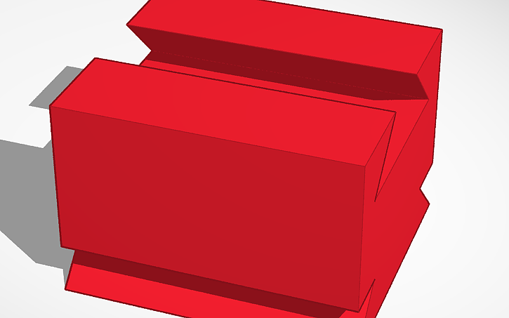 3D design dovetail slide - Tinkercad