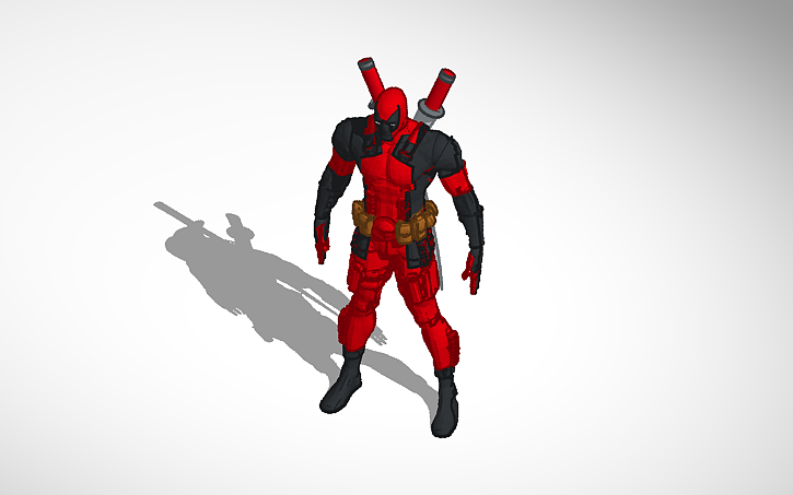 3D design The Sensational DeadPool v2 - Tinkercad