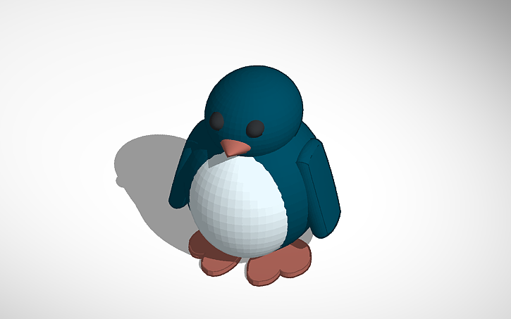 3D design Penguin - Tinkercad
