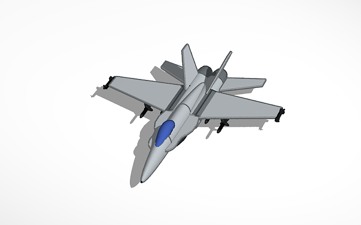 3D design p-996 lazer jet - Tinkercad